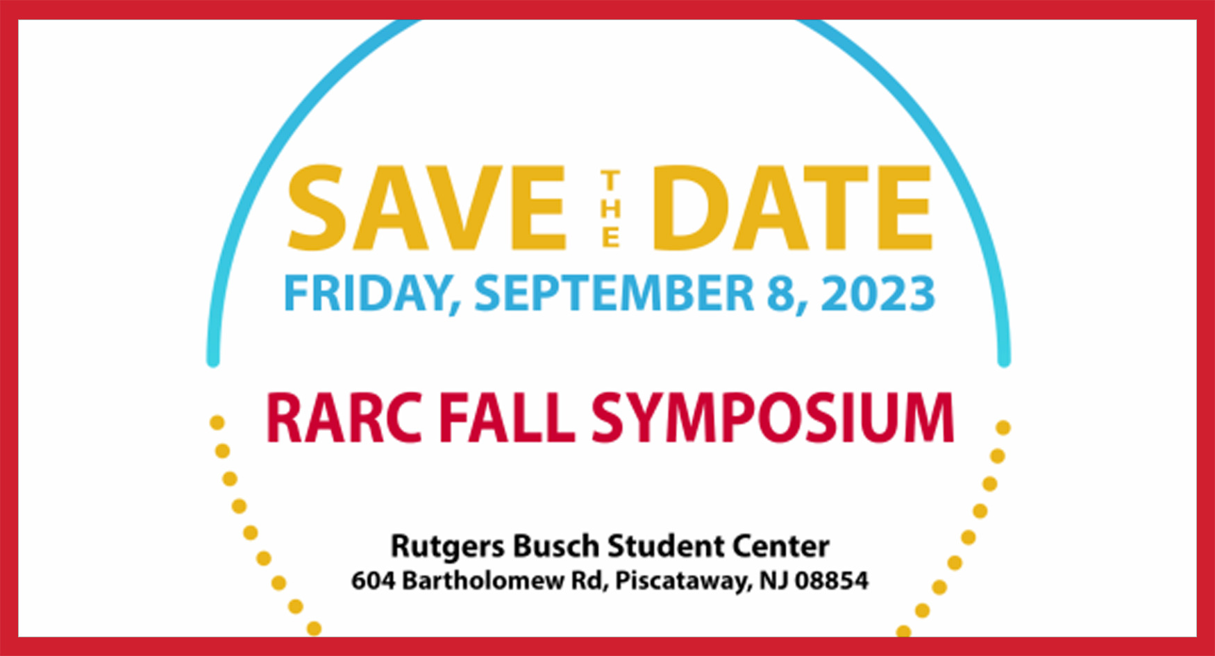 2023 RARC Fall Symposium - Rutgers Addiction Research Center (RARC)