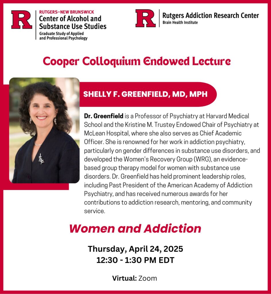 CAS Cooper Colloquium Endowed Lecture with Shelly F. Greenfield ...